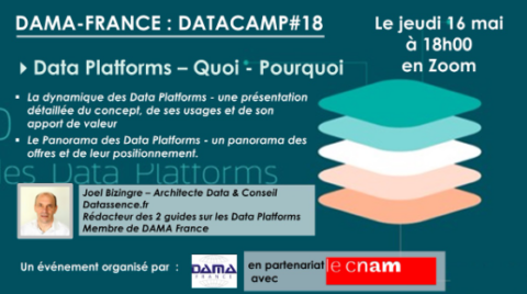 Datacamp #18 : Data Platforms | Dama France
